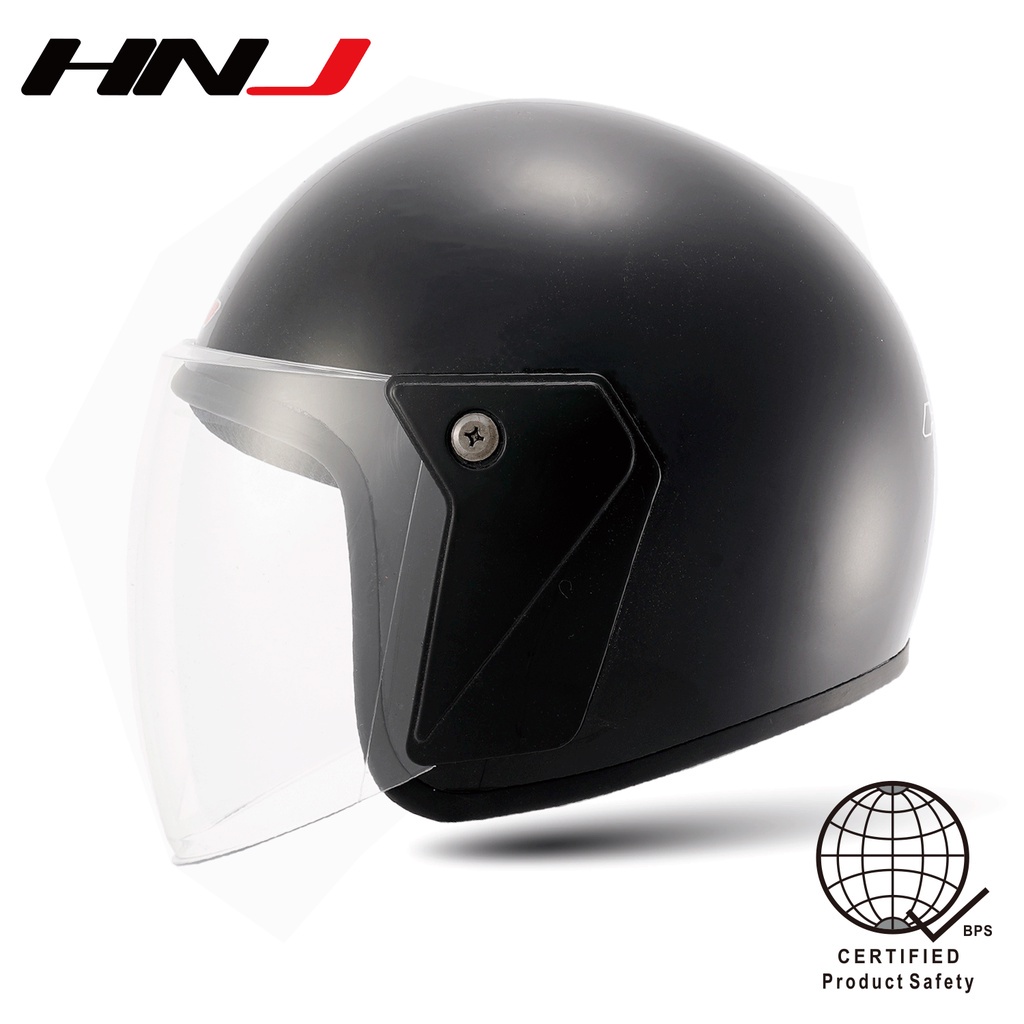HNJ A4-005 half face helmet for motorcycle (Single Visor) | Shopee ...