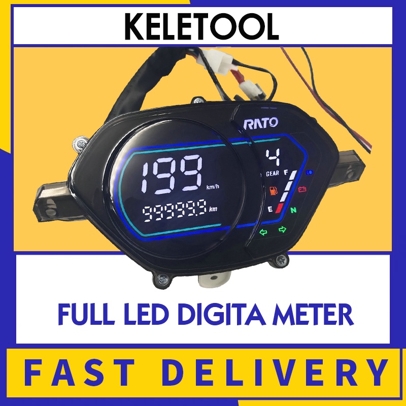 Full Led Digita Speedometer SMASH115 SMASH V115 FI SMASH 115 FI Meter ...