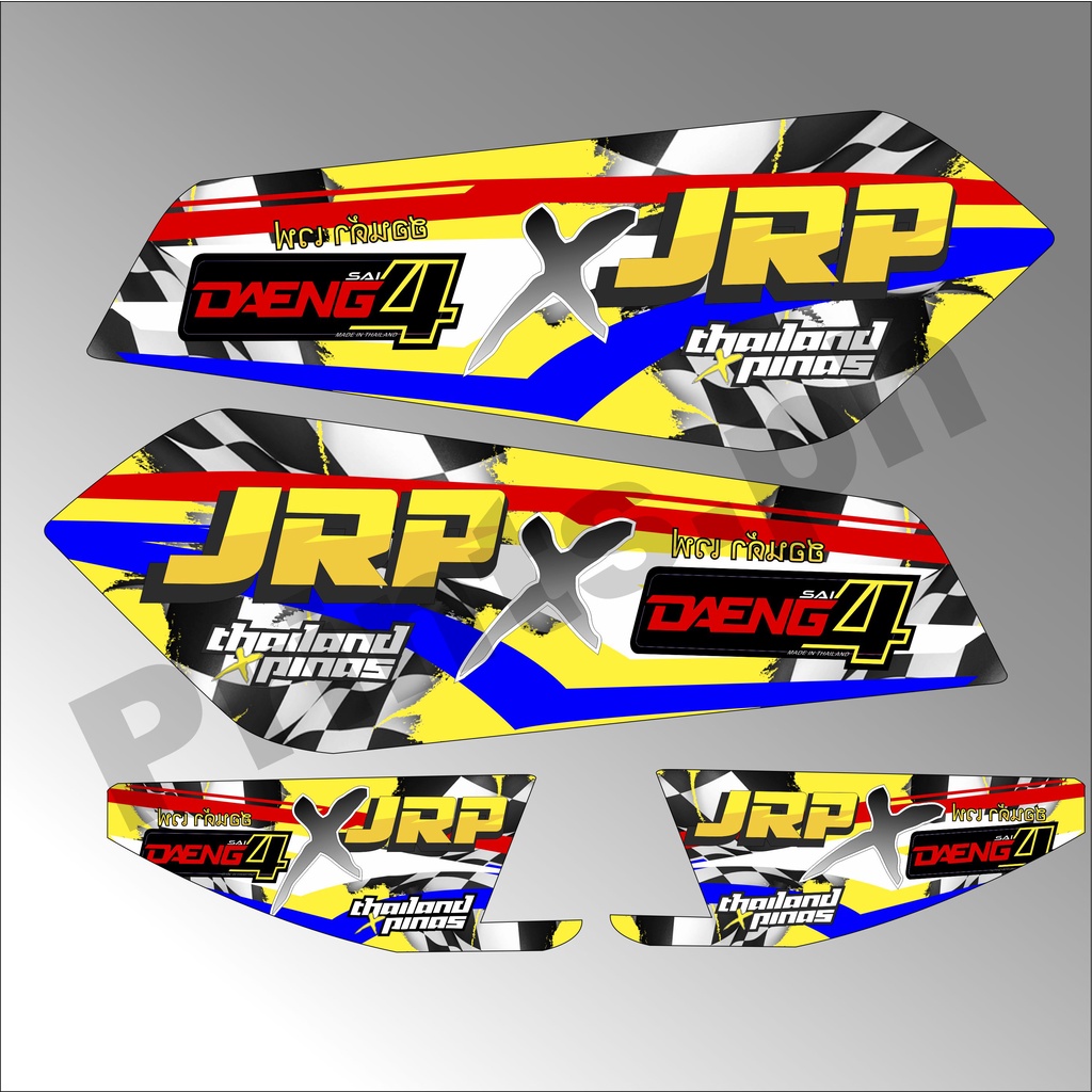 TMX / RUSI / PINOY / MOTOPOSH / SKYGO / DECALS STICKER v3 ( JRP X DAENG ...