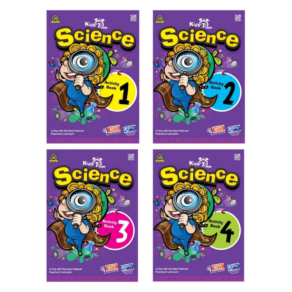 Kindergarten Workbook Kids' Time Science Activity Book Children ...