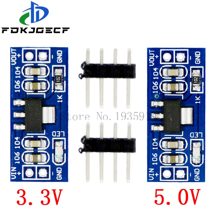 5PCS AMS1117 LM1117 SMD DC-DC Step Down Buck Converter Power Supply ...
