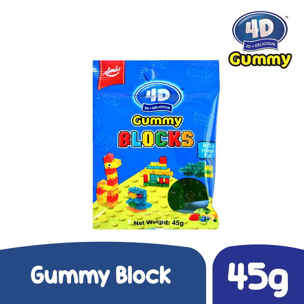 4D Gummy Block Candies 45g | Shopee Philippines