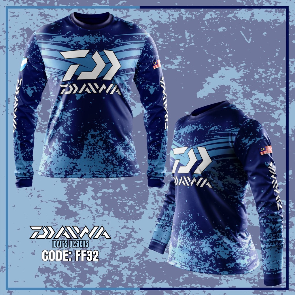 Raya 2024 DAIWA FISHING JERSY Men Top Outfit Baju Pancing DAIWA (PRE ...