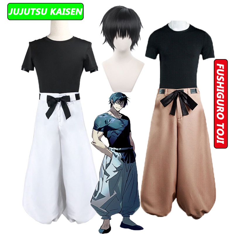 Anime Jujutsu Kaisen Fushiguro Toji Cosplay Costume Aldult Unisex Pants ...