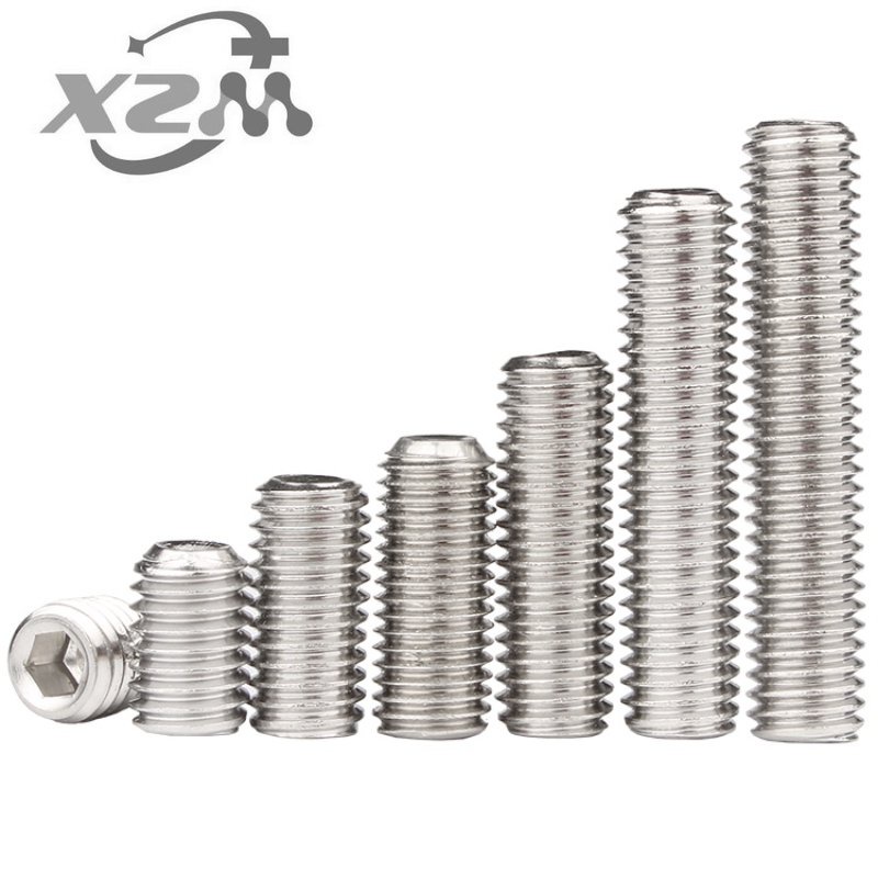 Complete Sizes1] SUS304 Allen Set Screw aka Blind Screw / Allen Hex Socket/Allen Socket Set ...