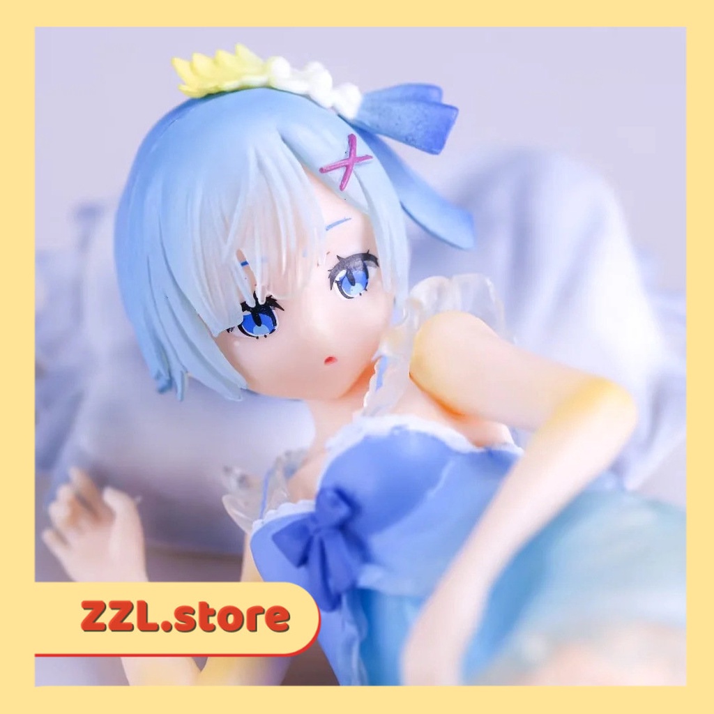 Anime Re Zero Sleeping Position Rem PVC Action Figure Model | Shopee ...