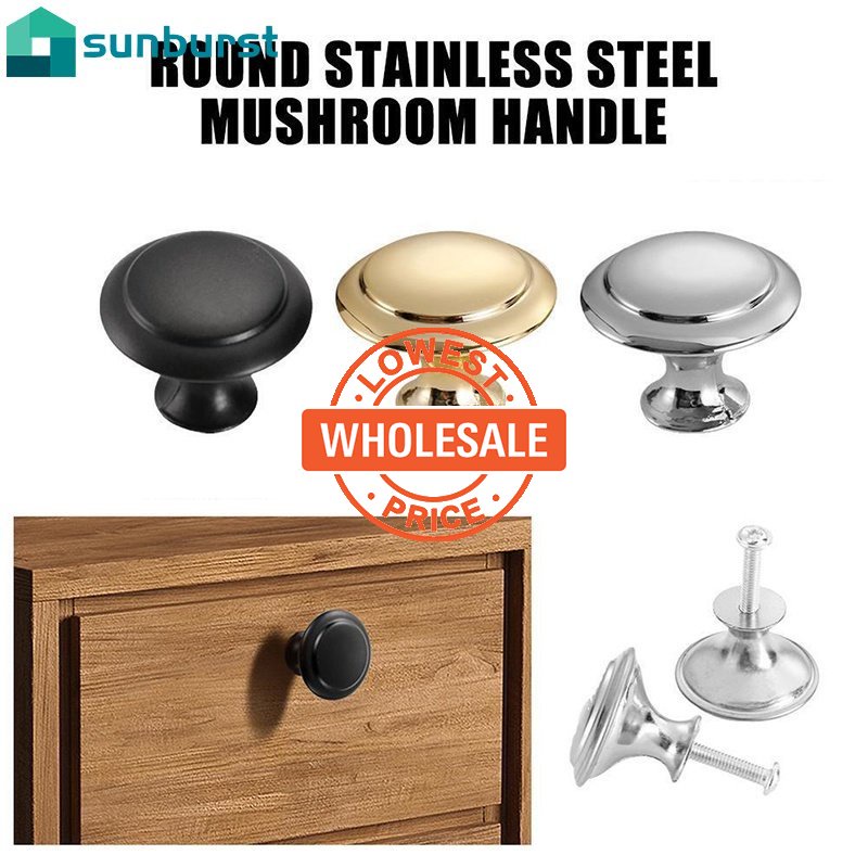 [Wholesale]Single Hole Stainless Steel Mushroom Head Cabinet Drawer ...