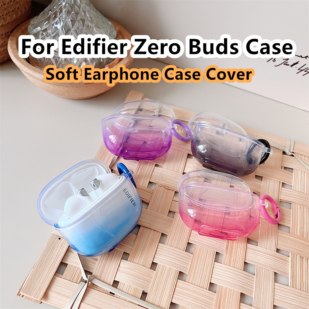 READY STOCK! For Edifier Zero Buds Case Gradient Color Blue & Purple ...