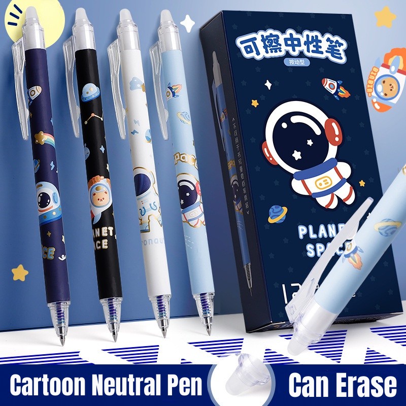 Erasable Pen Student Erasable Blue Black Refill Full Needle Tube ...