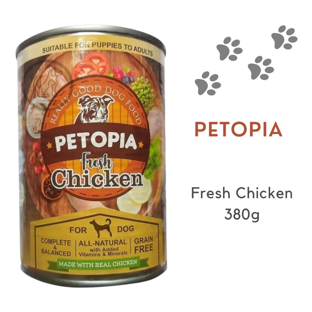 PETOPIA Adult Canned 380g - FRESH CHICKEN | Shopee Philippines