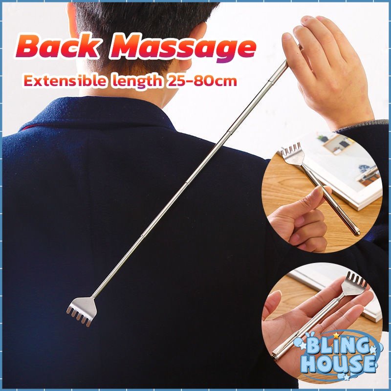 Bling Back Massage Tools Scratcher Stainless Steel Telescopic Scratcher ...