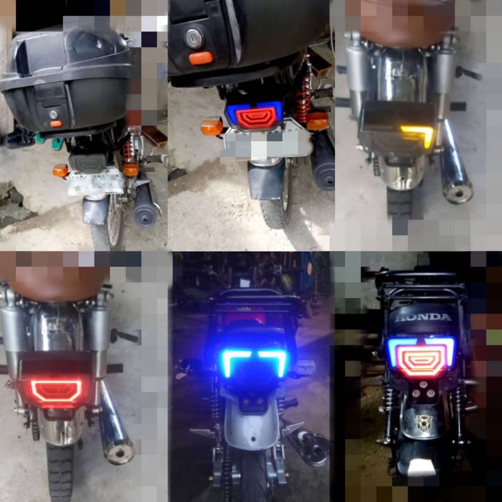 NEW LED TAIL LIGHT RUNNING LIGHT FOR HONDA TMX 155/125/RUSI/TC125/CG125 ...