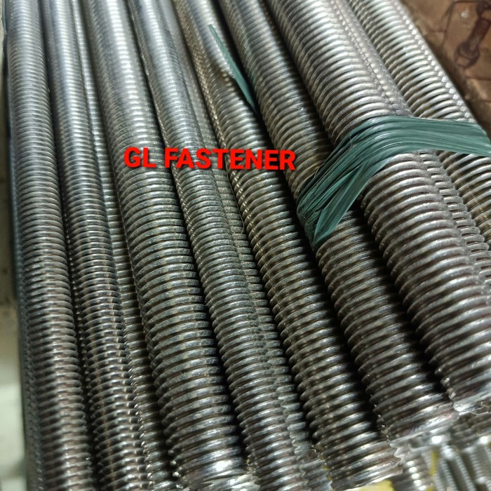 Long Drat Stainless M20 As Drat SS 304 Thread Rod SUS 304x1 Meter ...