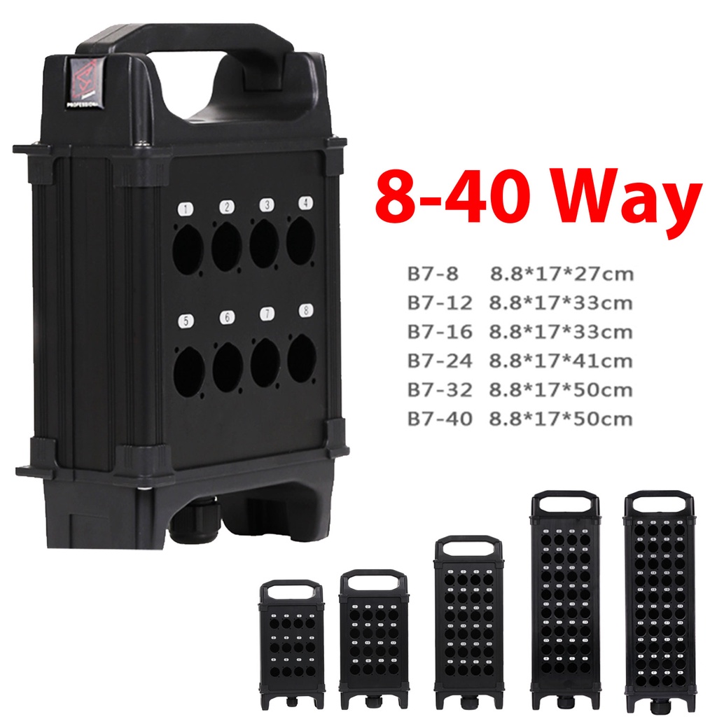 B7-D Stage Performance Mobile Box/multi-channel Signal Cable Junction ...