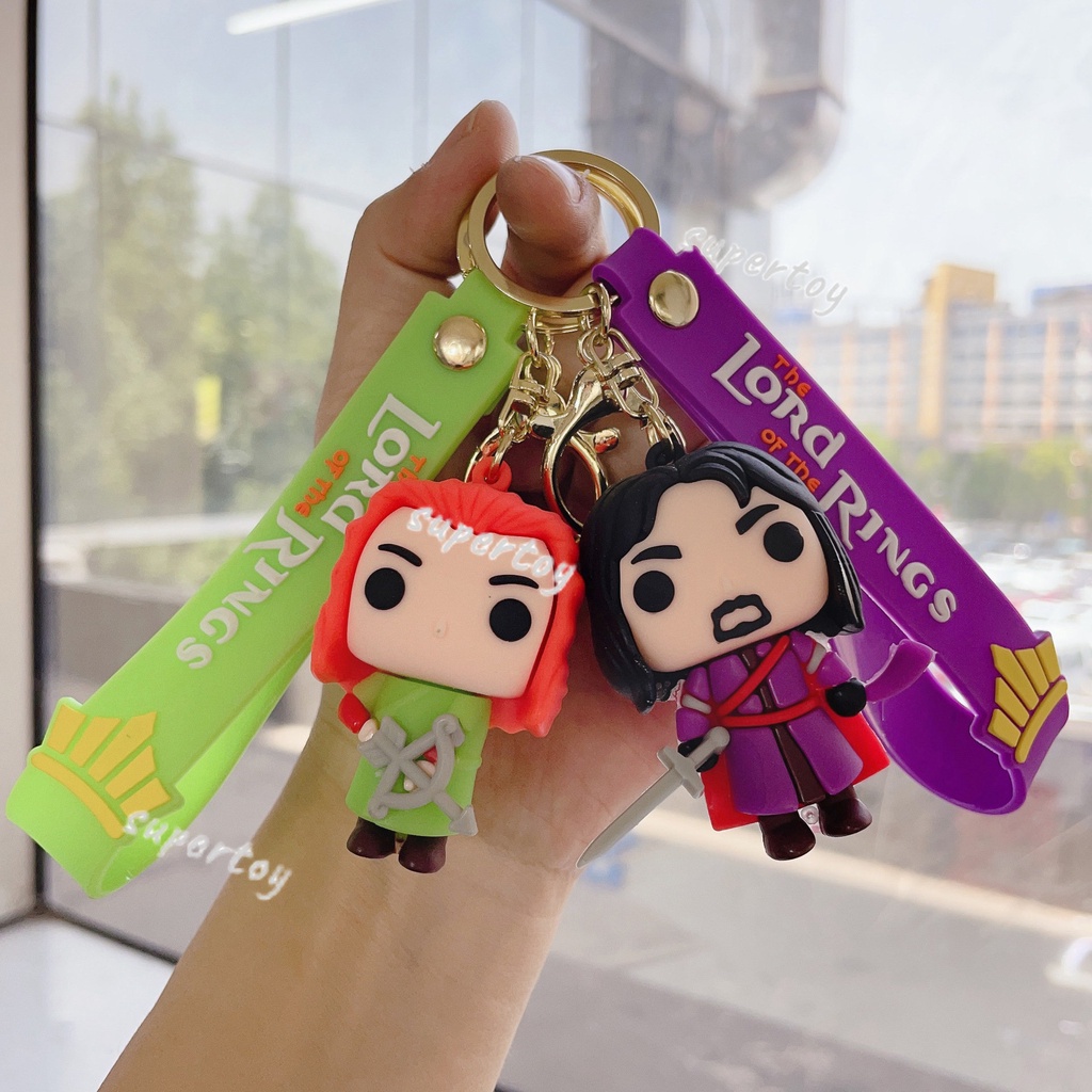 Lord of The Rings Keychain Gandalf Aragorn Gimli Tauriel Elf Queen ...