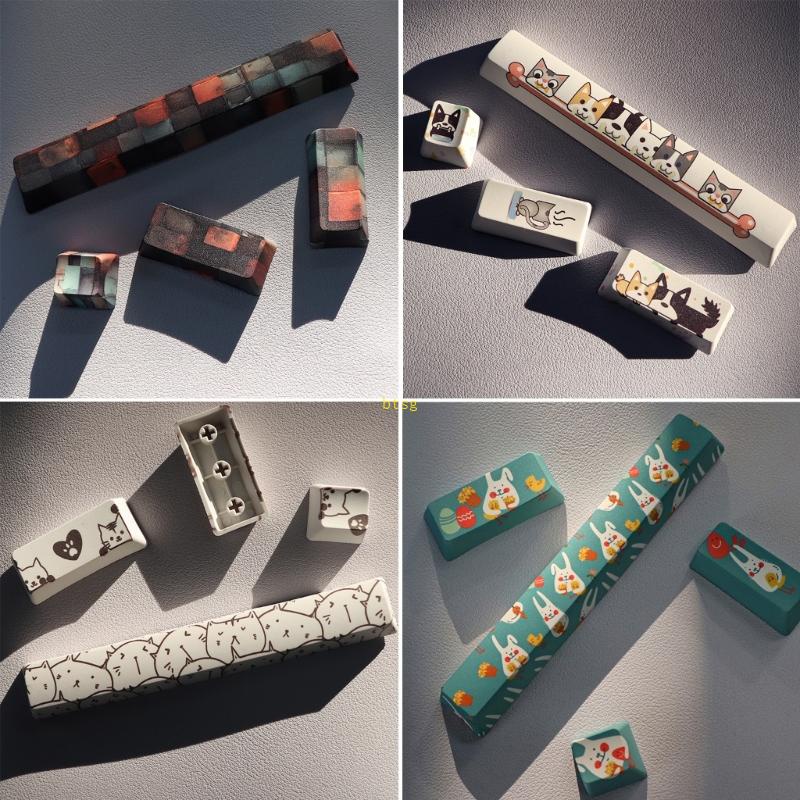 BT 4 Keys Universal PBT Keycap Set Keyboards Keycap with Style Painting ...