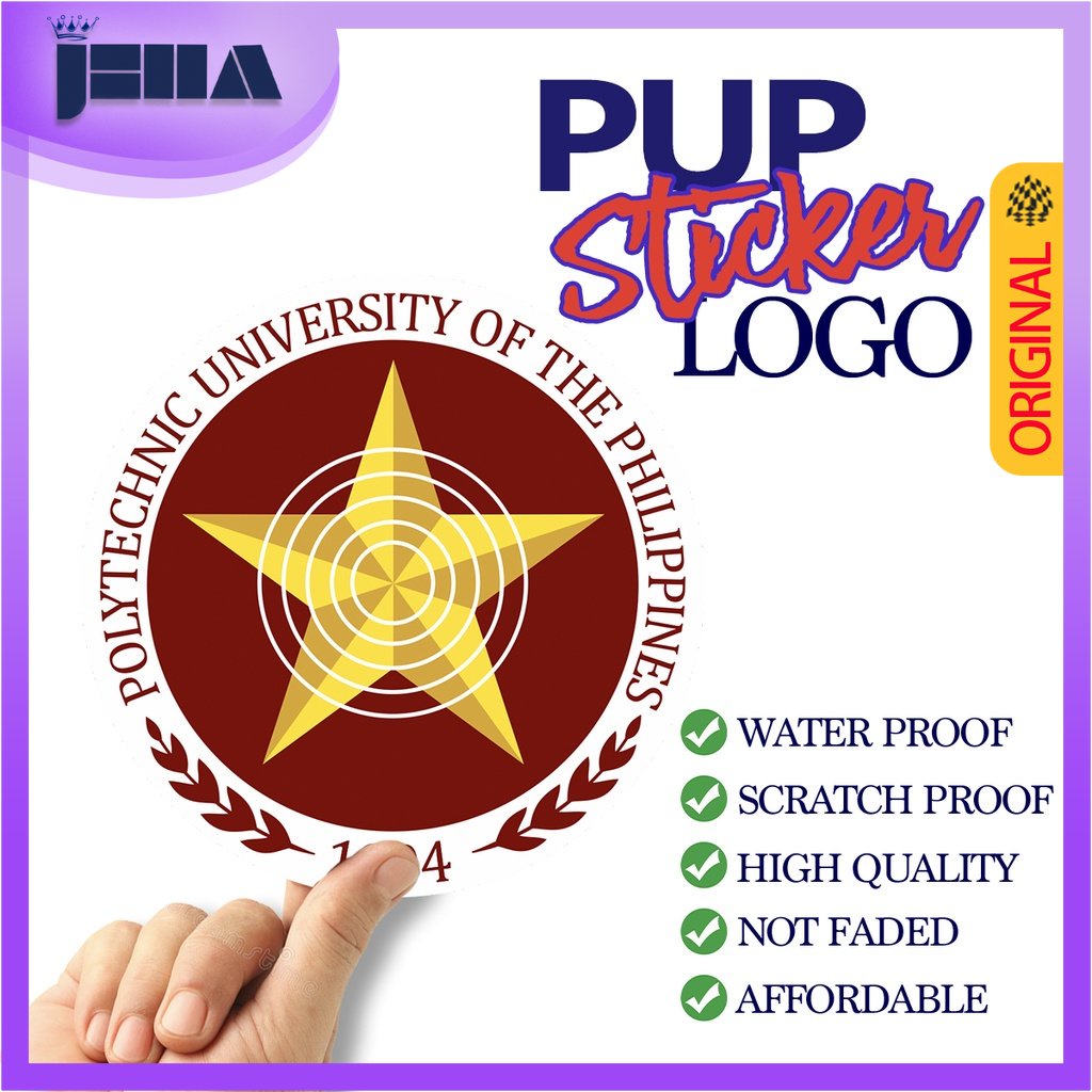 Vinyl Stickers PUP- Polytechnic University of the Philippines Logo ...