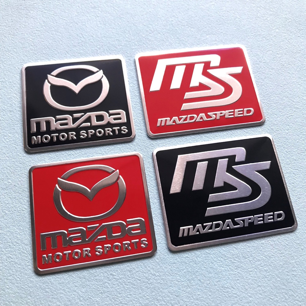 Mazda Metal Car Body Nameplate Sticker Auto Rear Emblem Badge Trunk ...