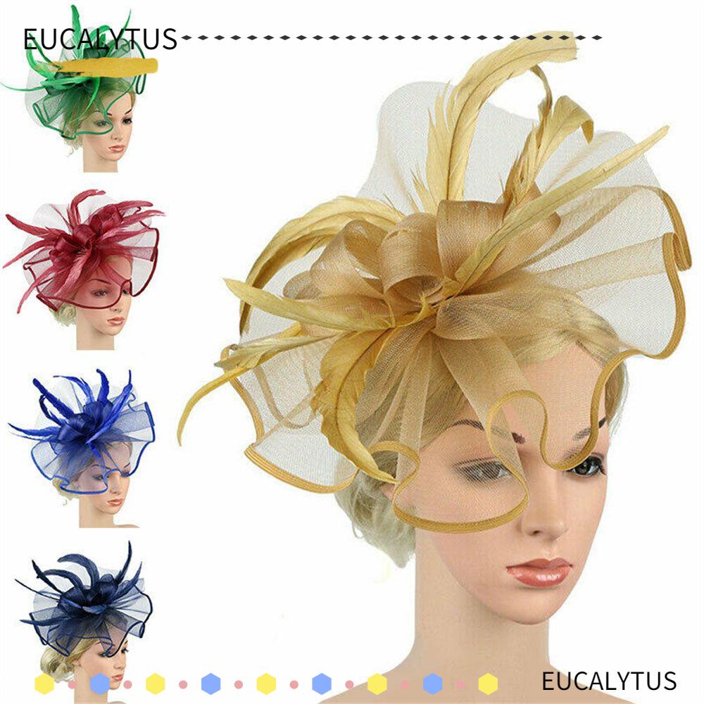 EUTUS Fascinator Hat Cocktail Stylish Royal Ascot Race Hair Accessories ...