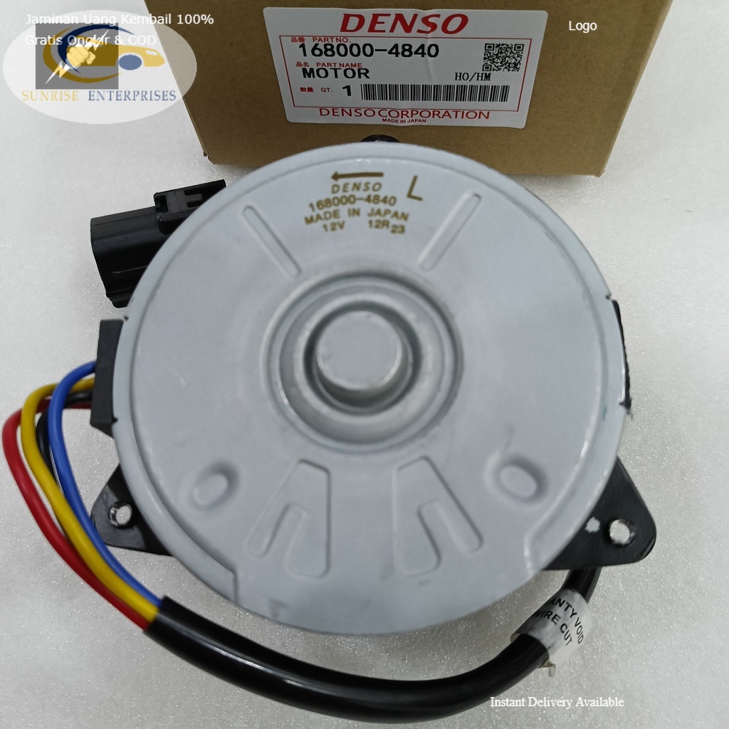 Suzuki APV Fan Motor Radiator / Condenser 168000-4840 LARGE | Shopee ...