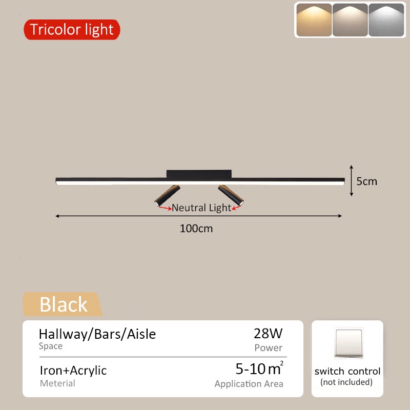 Modern Led Chandeliers with Spotlights Ceiling Lamps for Living Room ...
