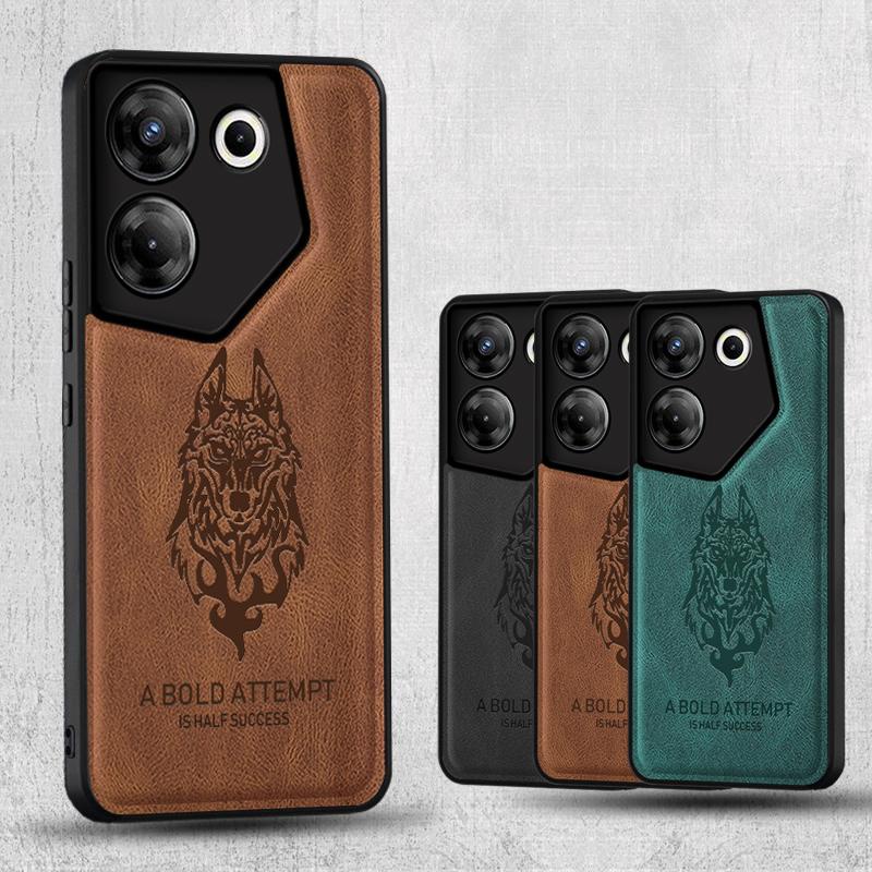 For Tecno Camon 20 Pro 5G Phone Case Simplicity Leather Case Cover ...