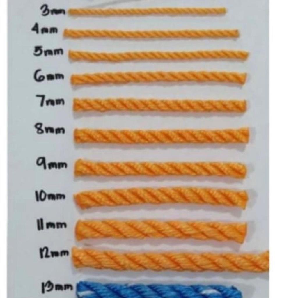 Customized Cut Nylon Rope 200meters (6mm, 7mm, 8mm, 9mm, 10mm, 11mm ...