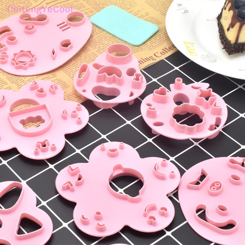 【HGPH】 2Pcs Bento Accessories Various Emotion Expression Rice Mold ...