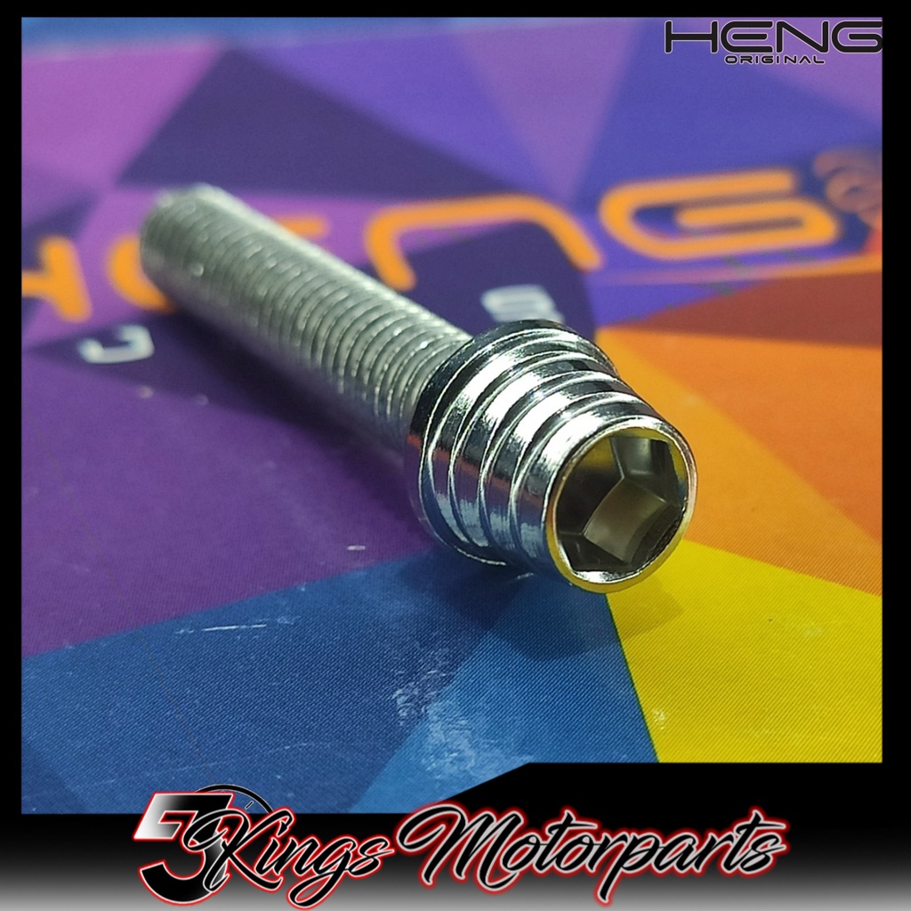 HENG STAINLESS SPIRAL BOLTS SILVER 6X30 MM / HIGH QUALITY BOLT ...