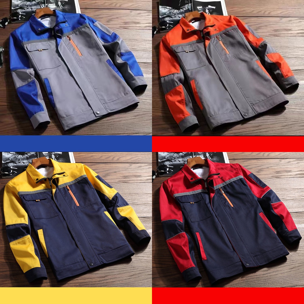 Safety Jacket Safe Workwear Long Sleeve Men Women Protectionclothing ...