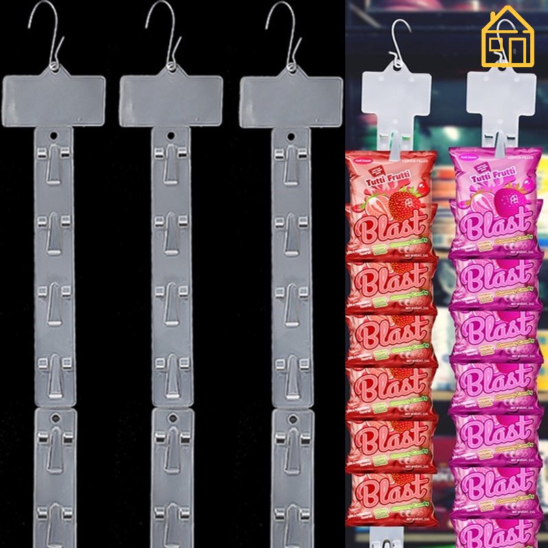 Multifunctional 12 Holes Snacks Goods Display Hanger Strip ...