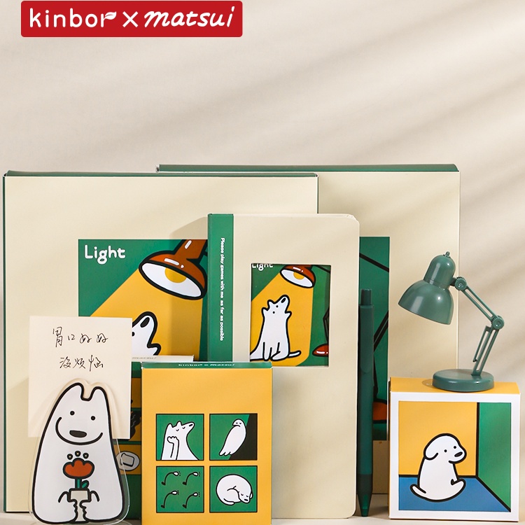 Kinbor X Matsui Cure Puppy Squares This Set Weeks Hand Ledger Book Gift ...