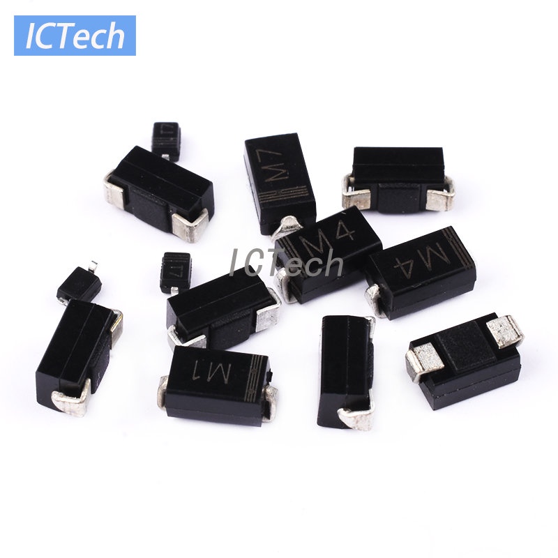 M1 M2 M4 M7 SMA 1N4001 1N4002 1N4004 1N4007 Original SMD Diode 200Pcs/100Pcs | Shopee Philippines