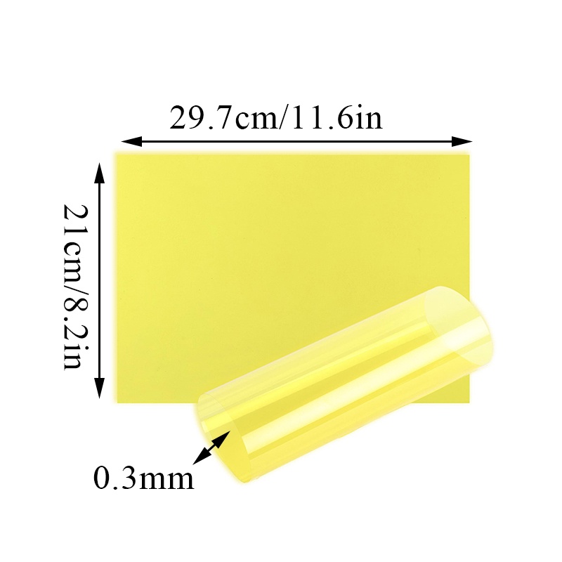 Translucent Hard Sheet Transparent PVC Light Filter Gel Clear Film ...