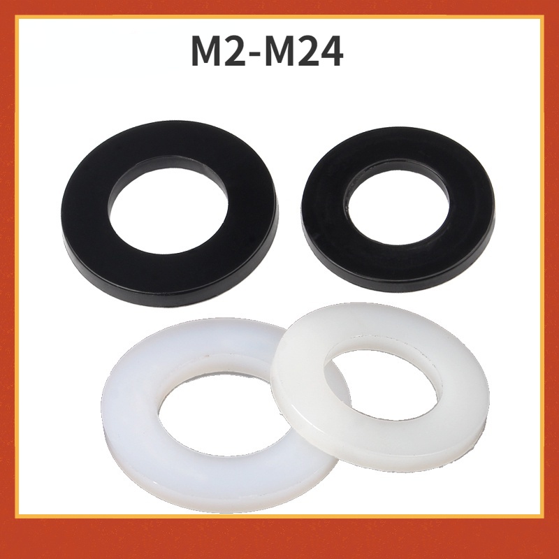 Nylon gasket plastic round flat gasket insulation enlarged plastic ...