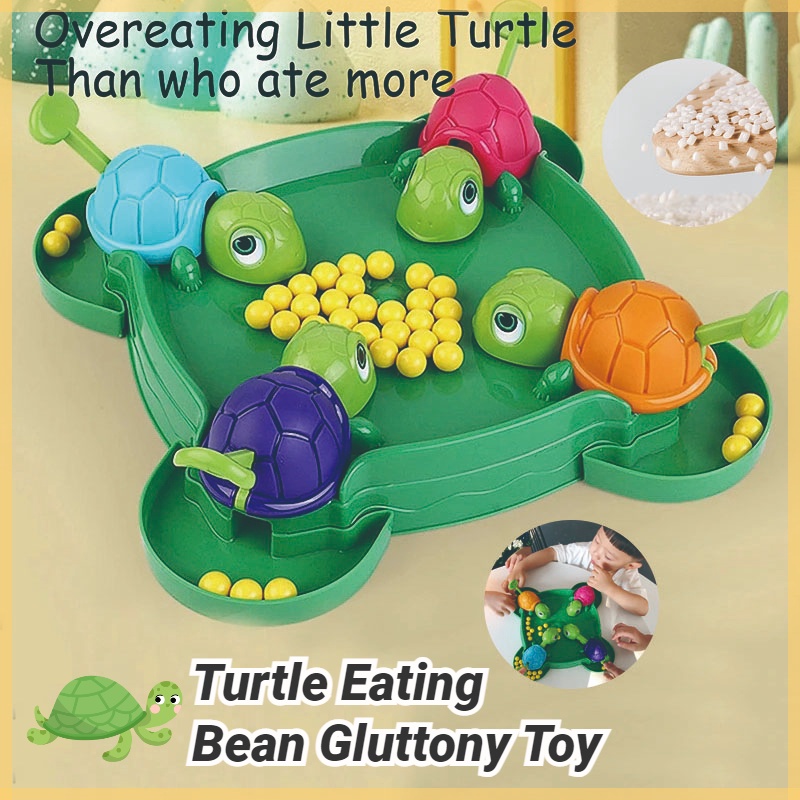 Turtle Eating Bean Gluttony Toy Children Toys Desktop Leisure Toys Kid ...