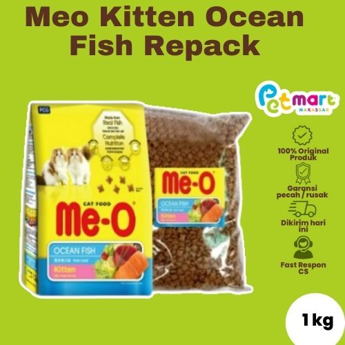 Meo Kitten Ocean Fish Dry Food Repack 1 kg | Shopee Philippines