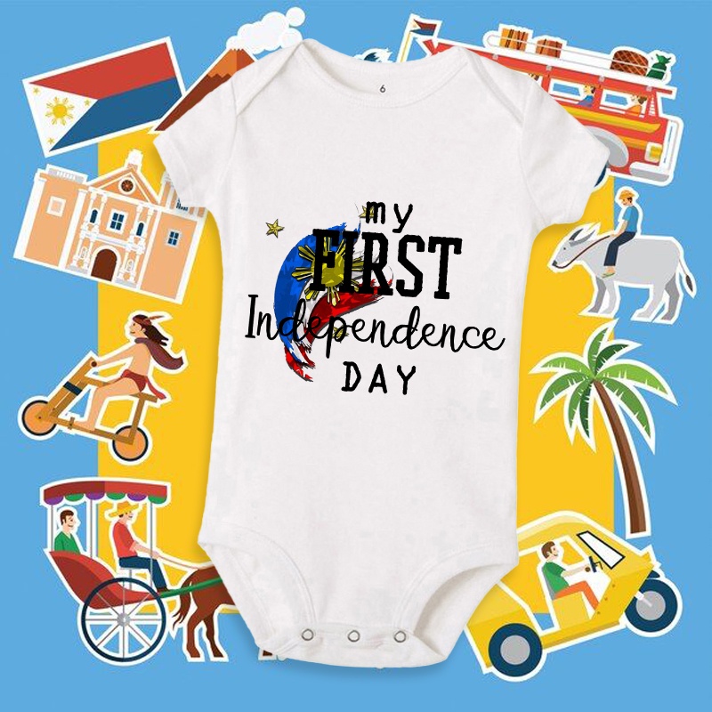 My First Independence Day Kid Boy Girl Onesie Philippine Independence ...
