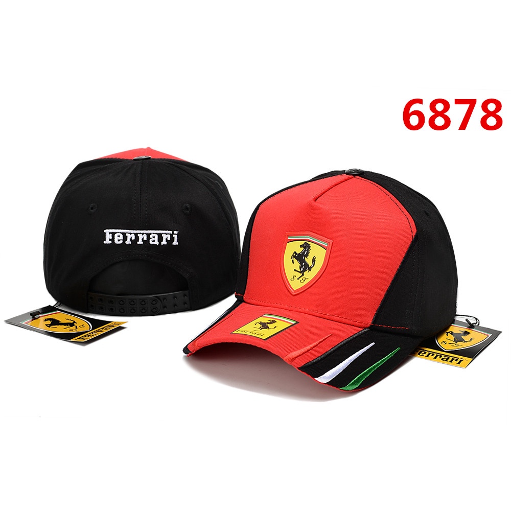 Ferrari Red Shield SF Logo Baseball Cap | Shopee Philippines