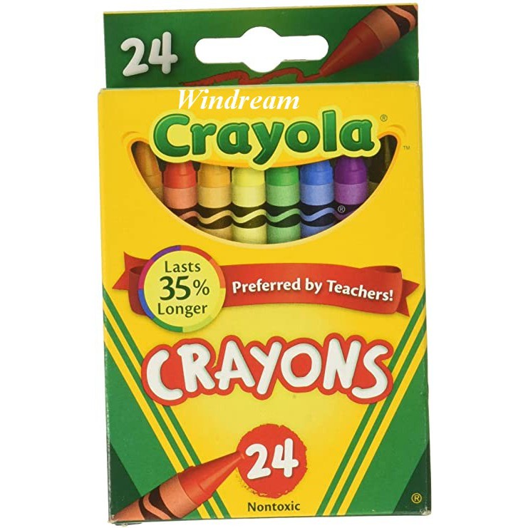 Crayola Brand Crayon 24 colors | Shopee Philippines