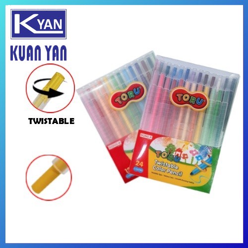 Dong - A Toru Twistable Colour Pencil / Twistable Color Pencil Kids ...