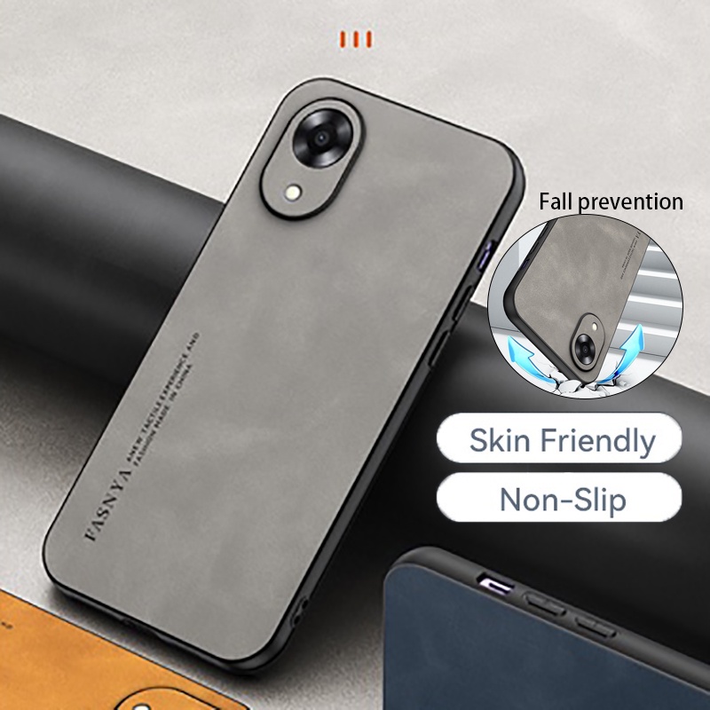 Casing For Oppo A17K A17 A 17 17K Phone Case Business Shockproof Cloth ...