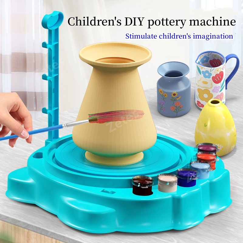 DIY Clay Toys Children's Pottery Machine Handmade Soft Color Battery ...
