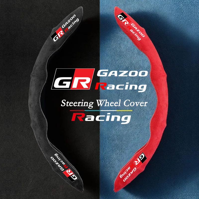 Toyota GR Gazoo Racing High-grade Suede Steering Wheel Cover Car ...