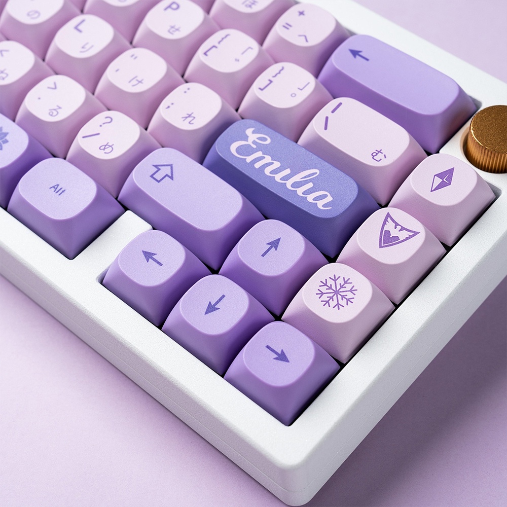 MA Profile Snowflake Witch 127Keys/Set Keycaps PBT Compatible Gateron ...