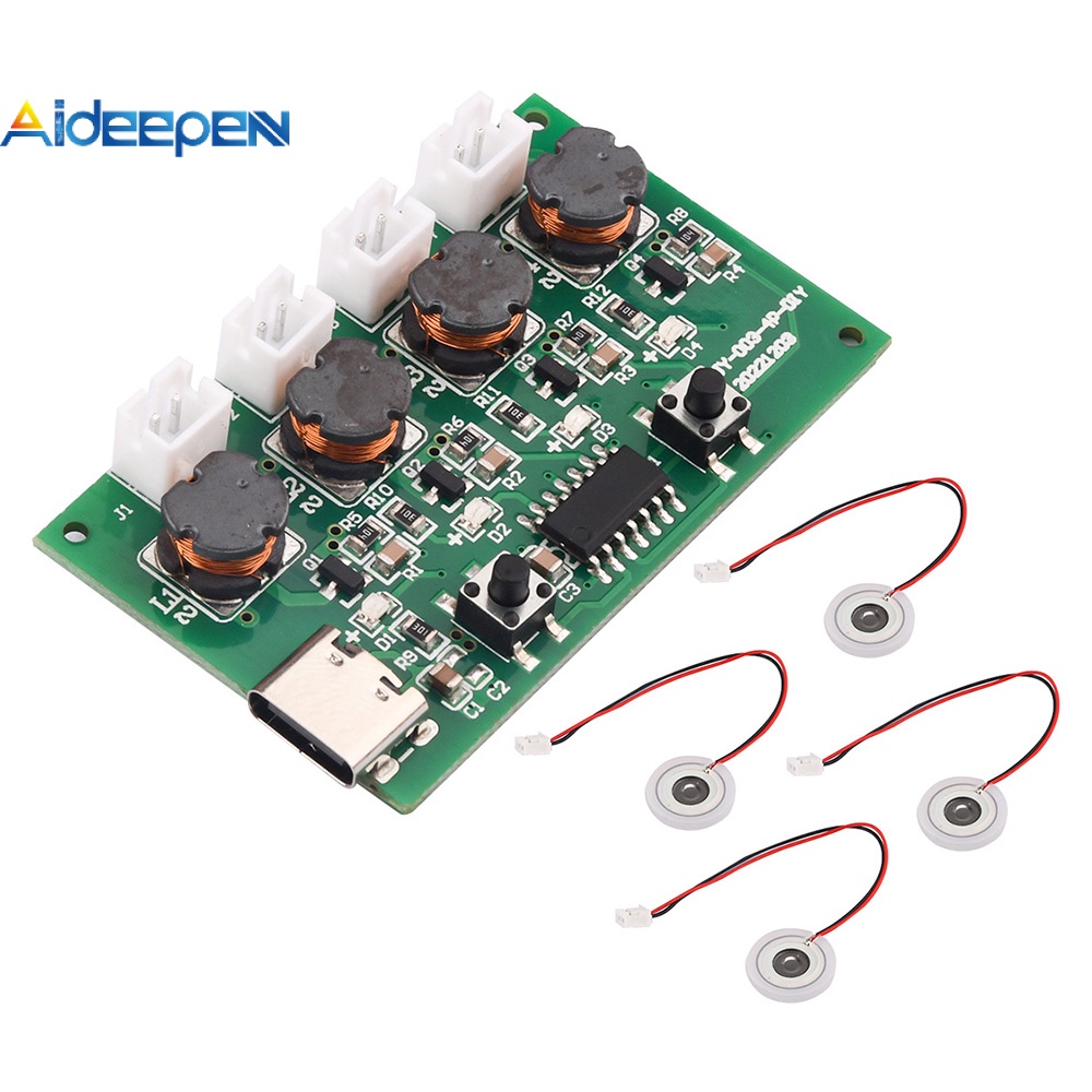 Aideepen Dc 5v Mini Humidifier Diy Kits Mist Maker Driver Board 4 ...
