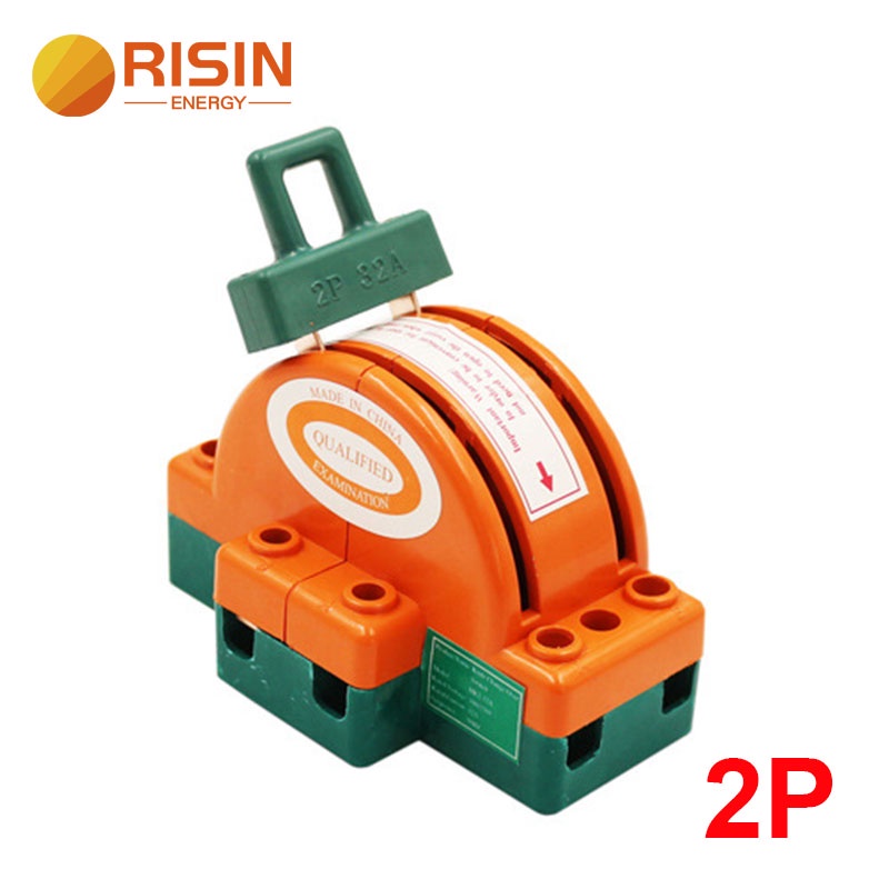 Factory Supply RISIN 1pcs Copper Guillotine Double Throw HK11-2P 32A ...