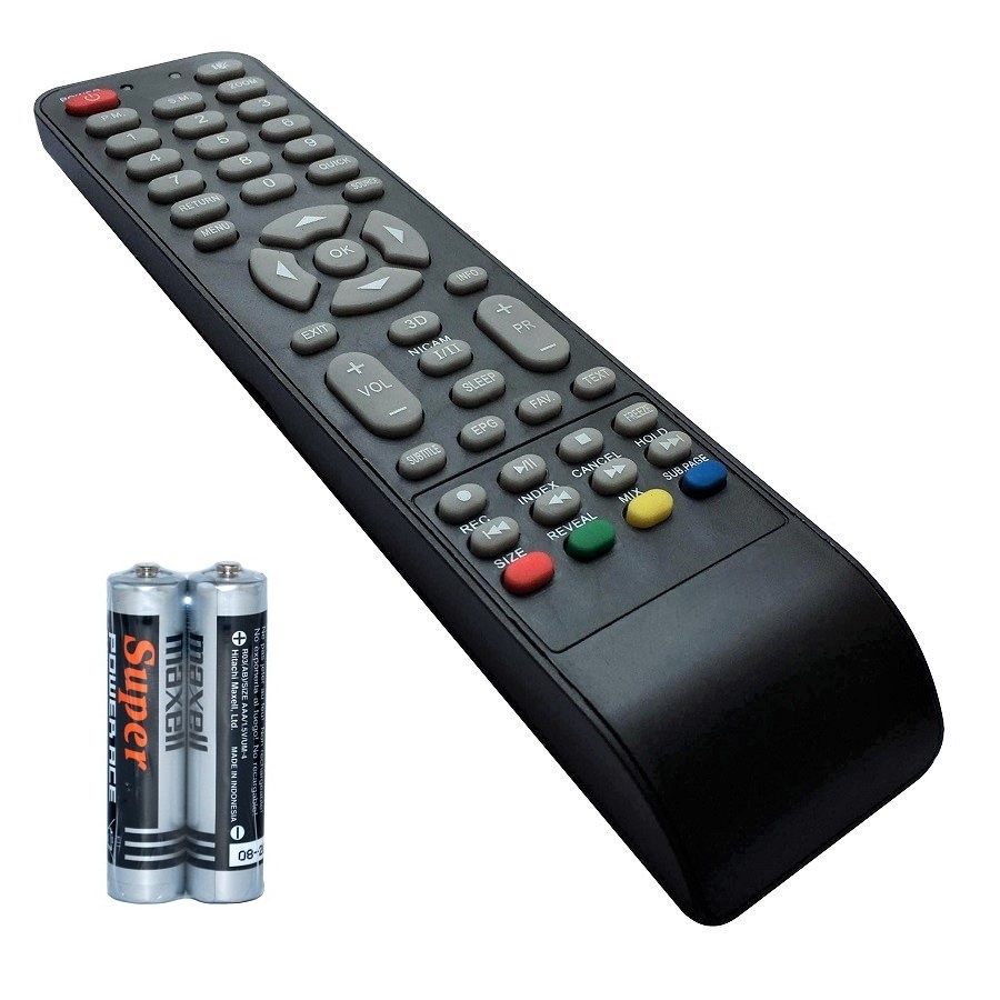 LCD TV, led TV, Darling 3d TV Remote Control (with aaa maxell Battery ...
