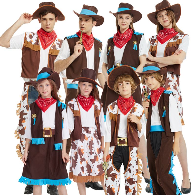 Western Cowboy Costume Cowboy cosplay Halloween Costume Masquerade ...