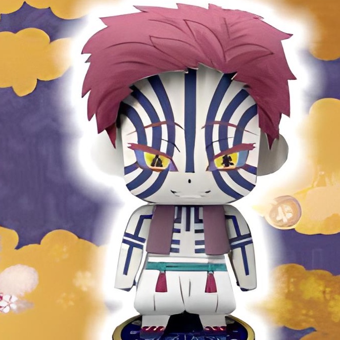 Akaza anime paper model ver.3 [Demon slayer/Kimetsu no Yaiba] | Shopee ...